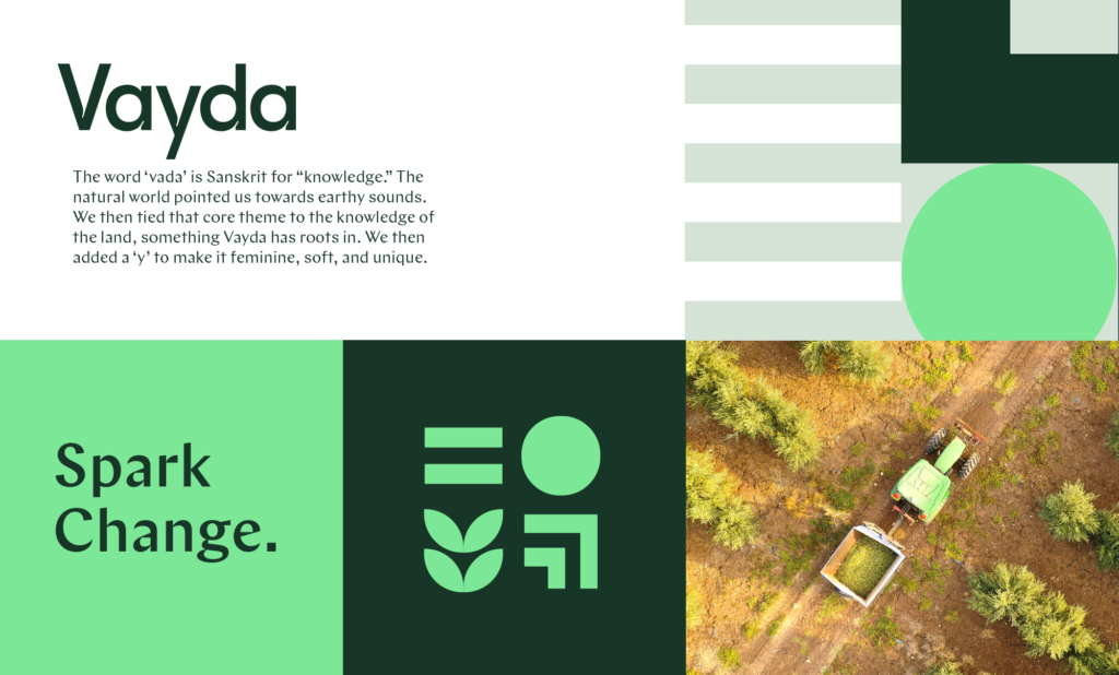 Vayda | Regenerative Farming | Branding Agency